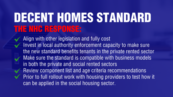 NHC comment on Decent Homes Standard consultation | Northern Housing ...
